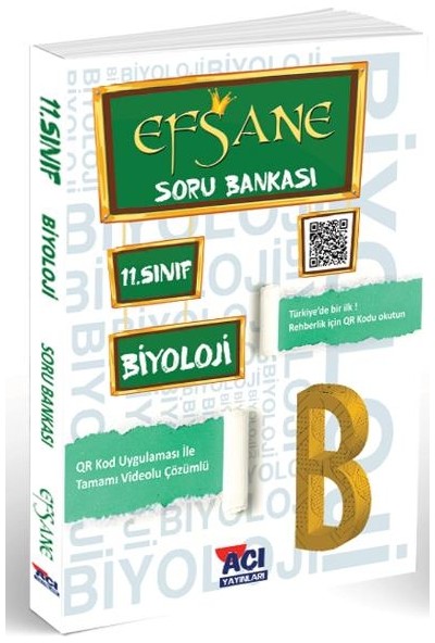 Açı Yayınları 11. Sınıf Biyoloji Efsane Soru Bankası
