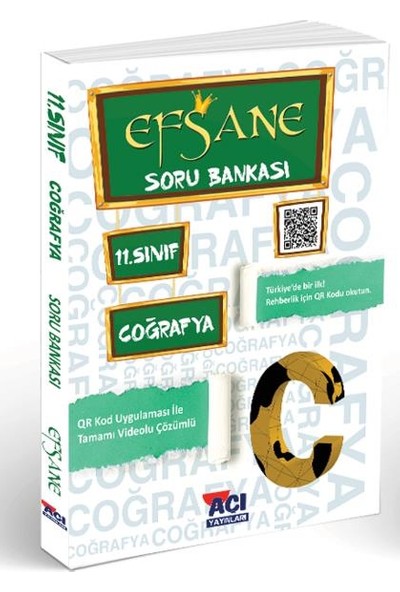 Açı Yayınları 11. Sınıf Coğrafya Efsane Soru Bankası