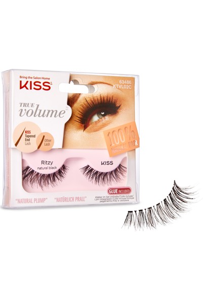 Kiss True Volume Komple Takma Kirpik- Ritzy