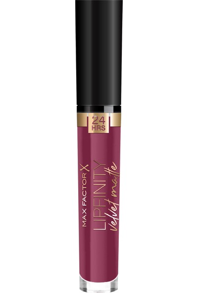 Max Factor Lipfinity Velvet Likit Mat Ruj 050 Satinberry 3.5 ml 17Iv