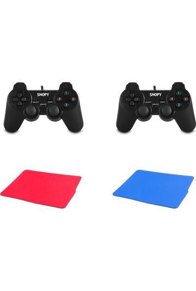 Snopy Sg-401 Usb Game Pad İkili Paket + Pad