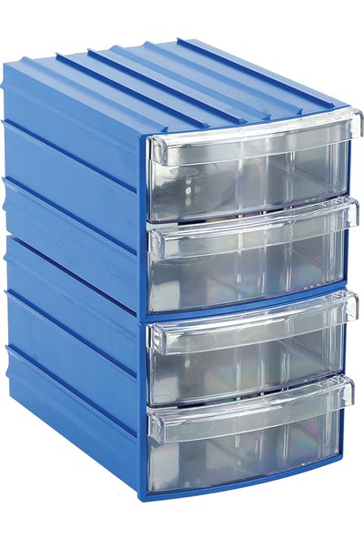 Sembol Plastik Y112 Oval 2 Çekmeceli Plastik Çekmeceli Kutu