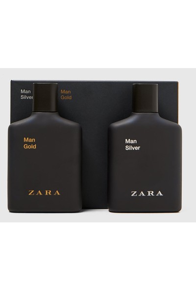 Zara Man Gold 100 ml + Zara Man Silver 100 ml EDT Erkek Parfüm Seti Zara Man Gold 100 ml + Zara Man Silver 100 ml EDT Erkek Parfüm Seti