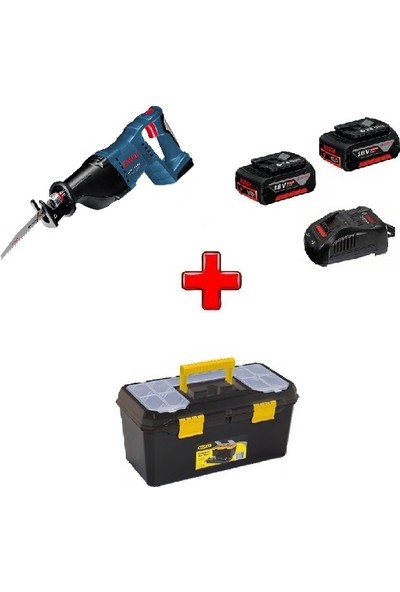 Bosch Gsa 18 V Li Akülü Tilki Kuyruğu Makinası 18 V 5Ah Bosch Gsa 18 V Li Akülü Tilki Kuyruğu Makinası 18 V 5Ah