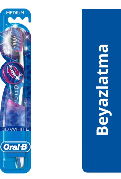 Oral-B Diş Fırçası Pro-Flex 3 Boyutlu Beyazlık Luxe Orta Boy (Medium) Oral-B Diş Fırçası Pro-Flex 3 Boyutlu Beyazlık Luxe Orta Boy (Medium)