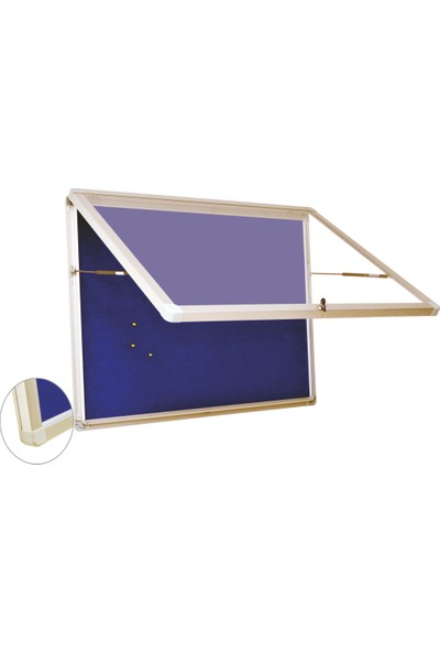 Meteor Alüminyum Kapaklı Kumaş Pano 74X100 Meteor Alüminyum Kapaklı Kumaş Pano 74X100