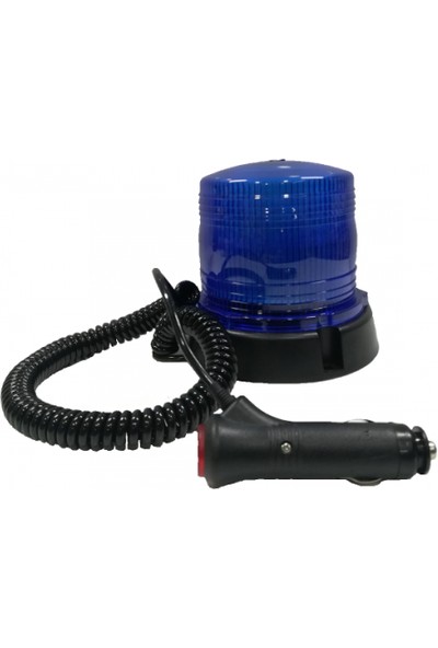 İkatlon Led Çakar Döner Lamba+Mıknatıs+Oto Çakmak Fiş