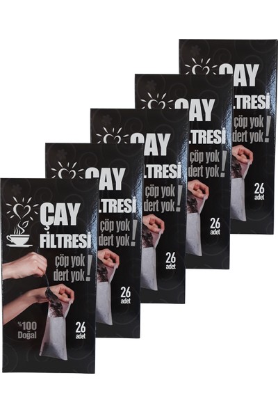 Premium Çay Demleme Poşeti (Çay Filtresi) 10'Lu Paket (260 Poşet)