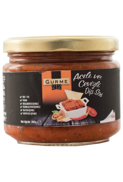 Gurme212 - Cevizli Acı Kahvaltılık Sos 300 gr Gurme212 - Cevizli Acı Kahvaltılık Sos 300 gr
