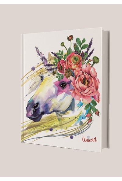 Deffter Unicorn Flower Not Defteri Deffter Unicorn Flower Not Defteri