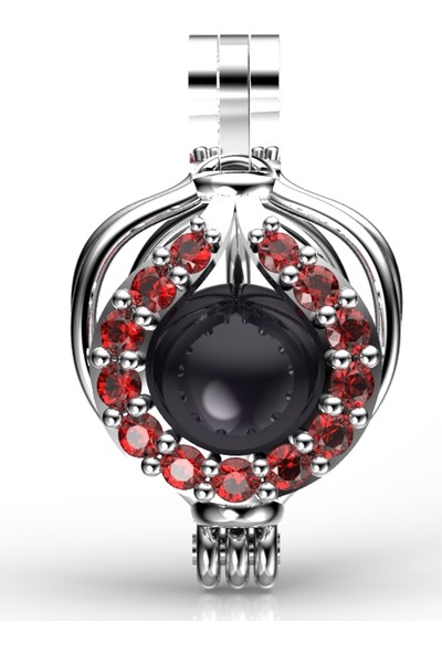 İstiridye İnci Yakut Katre Kolye Seti 9-10 Mm Tahiti İstiridye İnci Yakut Katre Kolye Seti 9-10 Mm Tahiti