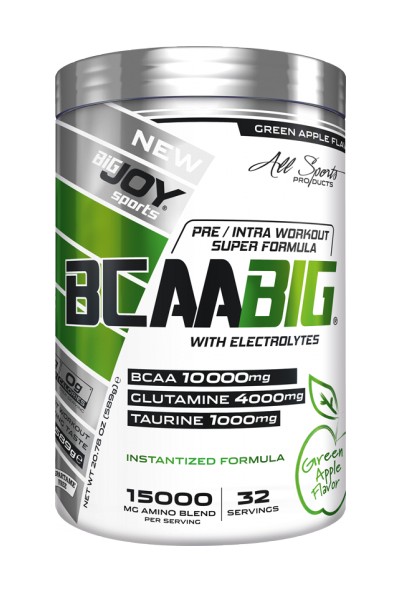 Bigjoy Sports Bcaabig Bcaa Glutamine Taurine Amino Asit Yeşil Elma Aroma 589g Bigjoy Sports Bcaabig Bcaa Glutamine Taurine Amino Asit Yeşil Elma Aroma 589g