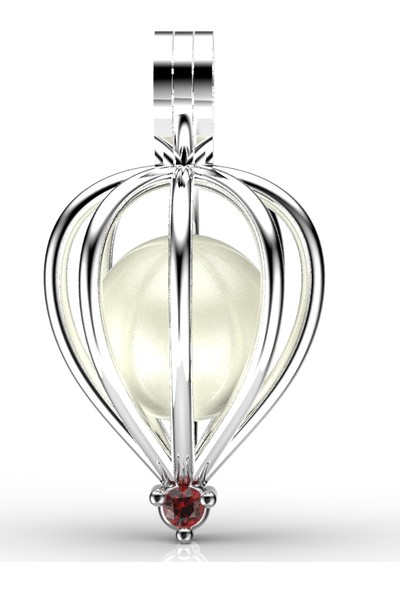 İstiridye İnci Akoya İncili Yakut Tek Taş Kolye Seti AAA Kalite İstiridye İnci Akoya İncili Yakut Tek Taş Kolye Seti AAA Kalite