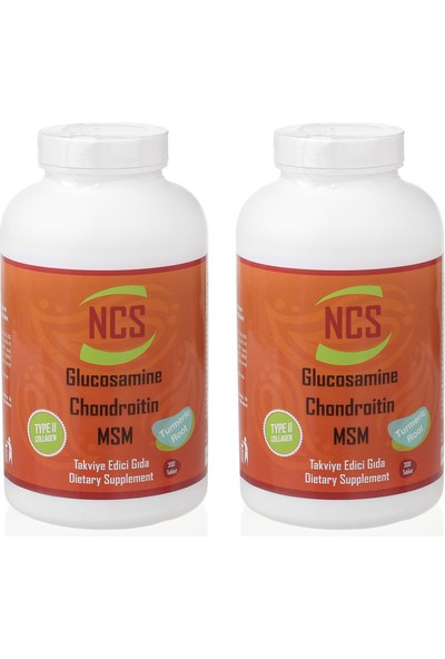 Ncs Glucosamine Chondroitin Msm Zerdeçal 2 Kutu 600 Tablet Ncs Glucosamine Chondroitin Msm Zerdeçal 2 Kutu 600 Tablet