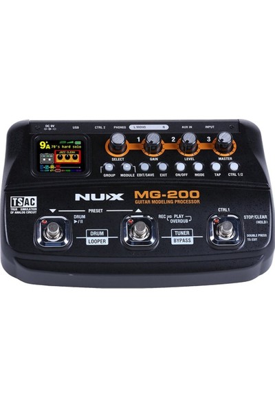 NUX MG-200 Gitar Efekt Prosesörü NUX MG-200 Gitar Efekt Prosesörü