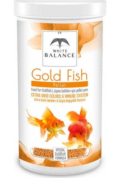 White Balance Gold Fish Pellets Japon Balığı Balık Yemi 250ml White Balance Gold Fish Pellets Japon Balığı Balık Yemi 250ml