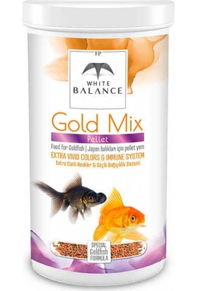 White Balance Gold Mix Pellets Japon Balık Yemi 1000ml White Balance Gold Mix Pellets Japon Balık Yemi 1000ml