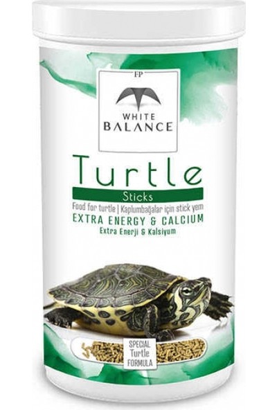 White Balance Turtle Sticks Kaplumbağa Yemi 1000 ml Ambalaj White Balance Turtle Sticks Kaplumbağa Yemi 1000 ml Ambalaj