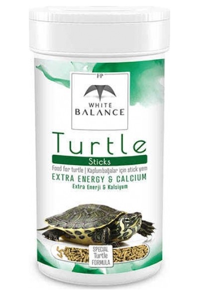 White Balance Turtle Sticks Kaplumbağa Yemi 100 ml Ambalaj White Balance Turtle Sticks Kaplumbağa Yemi 100 ml Ambalaj