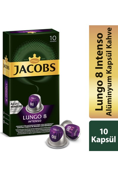 Jacobs Kapsül Kahve Lungo 10 Kapsül