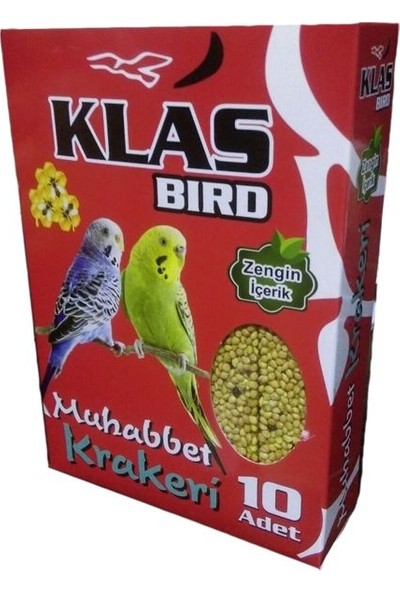 Klas Bird Muhabbet Ballı Kraker 10Lu