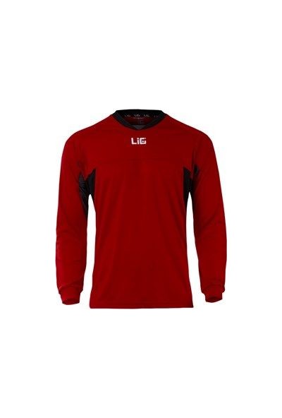 Lig Simo Kaleci Kazağı Forması Kırmızı-Siyah