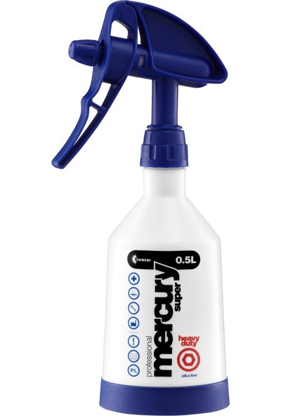 Kwazar Kimyasala Dayanıklı Çift Atımlı Sprey Şişe 500ml. Kwazar Kimyasala Dayanıklı Çift Atımlı Sprey Şişe 500ml.
