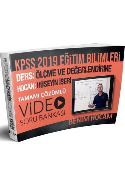 Benim Hocam Yayınları 2019 Eğitim Bilimleri Ölçme Ve Değerlendirme Video Soru Bankası Benim Hocam Yayınları 2019 Eğitim Bilimleri Ölçme Ve Değerlendirme Video Soru Bankası