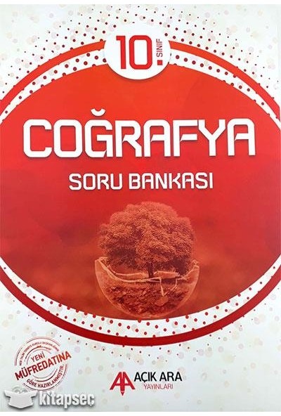 Açık Ara Yayınları 10. Sınıf Coğrafya Soru Bankası
