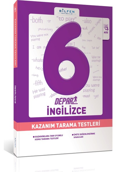 Bilfen Yayınları 5. Sınıf İngilizce Depar Kazanım Tarama Testleri Bilfen Yayınları 5. Sınıf İngilizce Depar Kazanım Tarama Testleri