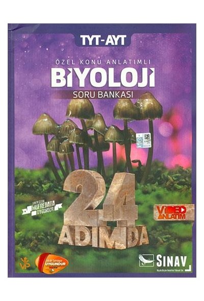 Sınav Yayınları TYT AYT Biyoloji 24 Adımda Özel Konu Anlatımlı Soru Bankası Sınav Yayınları TYT AYT Biyoloji 24 Adımda Özel Konu Anlatımlı Soru Bankası
