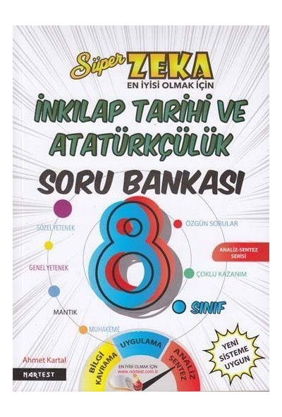 Nartest Yayınevi 8. Sınıf T.C. İnkılap Tarihi Soru Bankası Fen Liselerine Hazırlık Nartest Yayınevi 8. Sınıf T.C. İnkılap Tarihi Soru Bankası Fen Liselerine Hazırlık