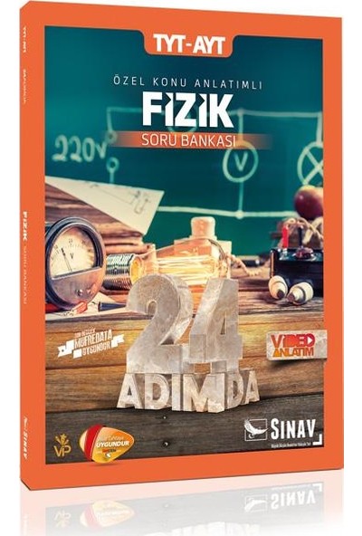 Sınav Yayınları TYT AYT Fizik 24 Adımda Özel Konu Anlatımlı Soru Bankası Sınav Yayınları TYT AYT Fizik 24 Adımda Özel Konu Anlatımlı Soru Bankası