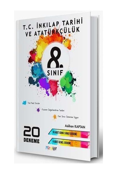 Mürekkep Yayınları 8. Sınıf İnkılap Tarihi 20'Lu Deneme