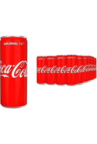 Coca-Cola Kutu 250 ml 24’lü Paket