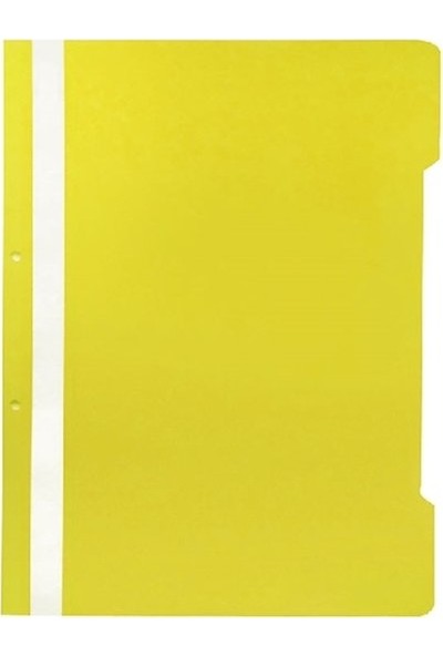 Kraf Plastik Telli Dosya Sarı 50'li Paket