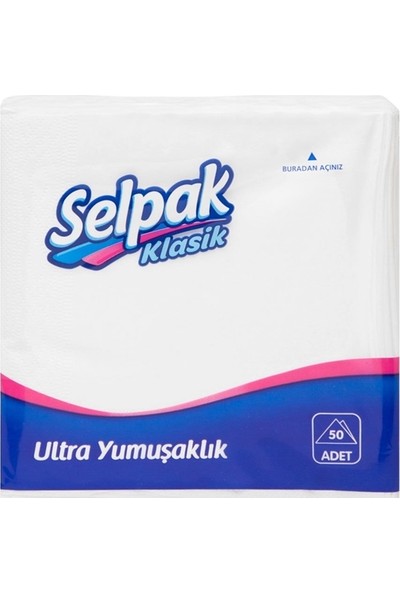 Selpak Proffesional Mini Peçete 24 cm x 24 cm 50 Yaprak Selpak Proffesional Mini Peçete 24 cm x 24 cm 50 Yaprak