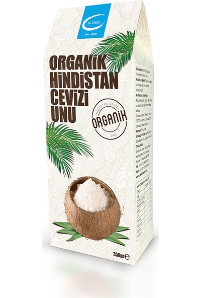 The Lifeco Organik Hindistan Cevizi Unu 350 gr