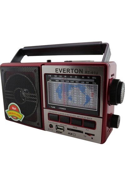 Everton RT-41U USB-SD-FM-SW3 Radyo