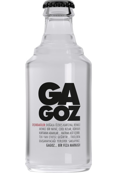 Gagoz Cam Klasik 250Ml - Frambuaz Aromalı Gazoz Gagoz Cam Klasik 250Ml - Frambuaz Aromalı Gazoz