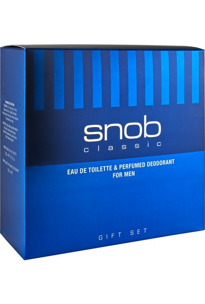 Snob Classic Edt 100 ml + Deodorant 150 ml Hediyeli Kofre