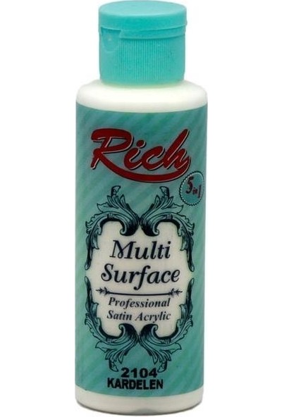 Rich Multi Surface 2104 Kardelen Akrilik Boya 130 Cc Rich Multi Surface 2104 Kardelen Akrilik Boya 130 Cc