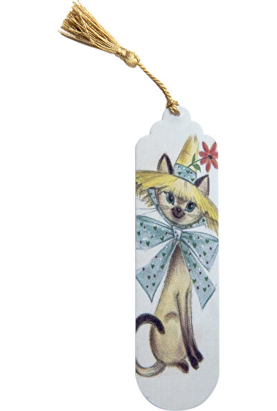 Haytap Şapkalı Kedi Kitap Ayracı Haytap Şapkalı Kedi Kitap Ayracı