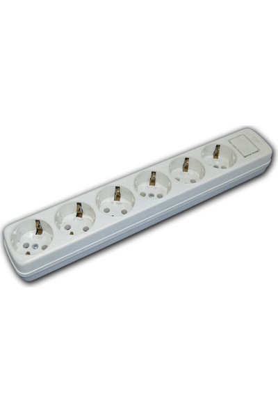 Serel Grup Priz 6 Lı Topraklı Klemensli