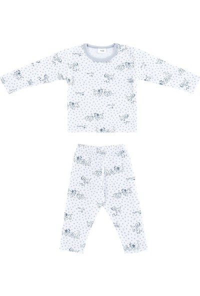 Uygun Bebe Dalmaçyalı Desenli Bebek Pijama Takımı