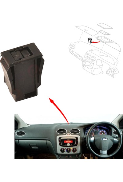 Yedek Parça Evi Ford Focus Torpido Kapak Kilidi ( 2005/2015) Yedek Parça Evi Ford Focus Torpido Kapak Kilidi ( 2005/2015)