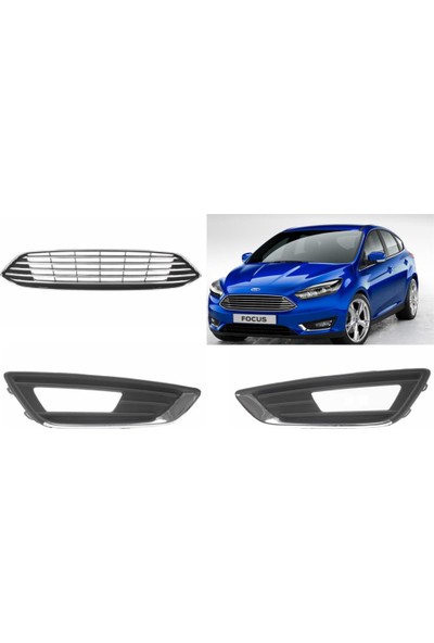 Yedek Parça Evi Focus Titanium Ön Tampon Panjuru & Sis Far Çerçevesi 2015/ Yedek Parça Evi Focus Titanium Ön Tampon Panjuru & Sis Far Çerçevesi 2015/