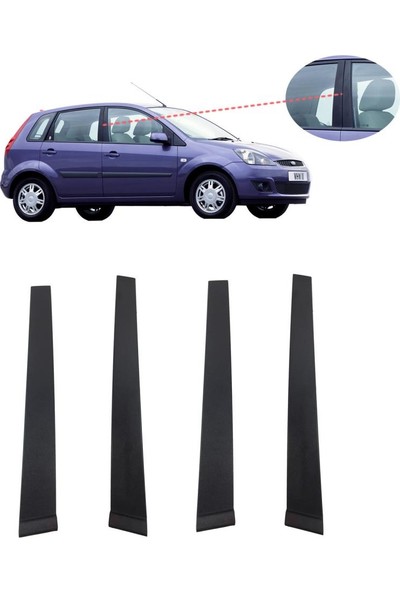 Yedek Parça Evi Ford Fiesta Kapı Direk Bakalit Takımı 4 Adet ( 2002 / 2008 ) Yedek Parça Evi Ford Fiesta Kapı Direk Bakalit Takımı 4 Adet ( 2002 / 2008 )