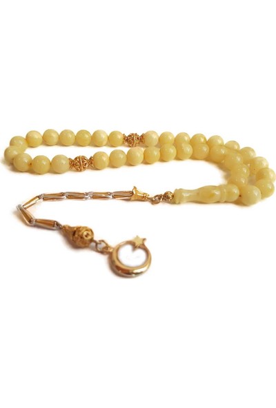 Takıhan  Damla Kehribar Tesbih Model-10