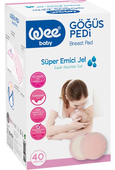 Wee Baby Süper Emici Göğüs Pedi 40'lı